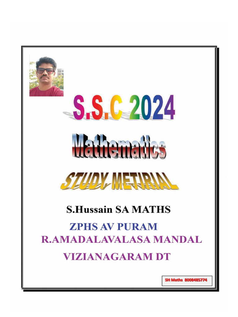 Chaduvu 10 MAT Material by Hussain Sir | PDF