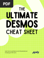 Desmos Tips for Digital SAT Success | PDF | Equations | Sat