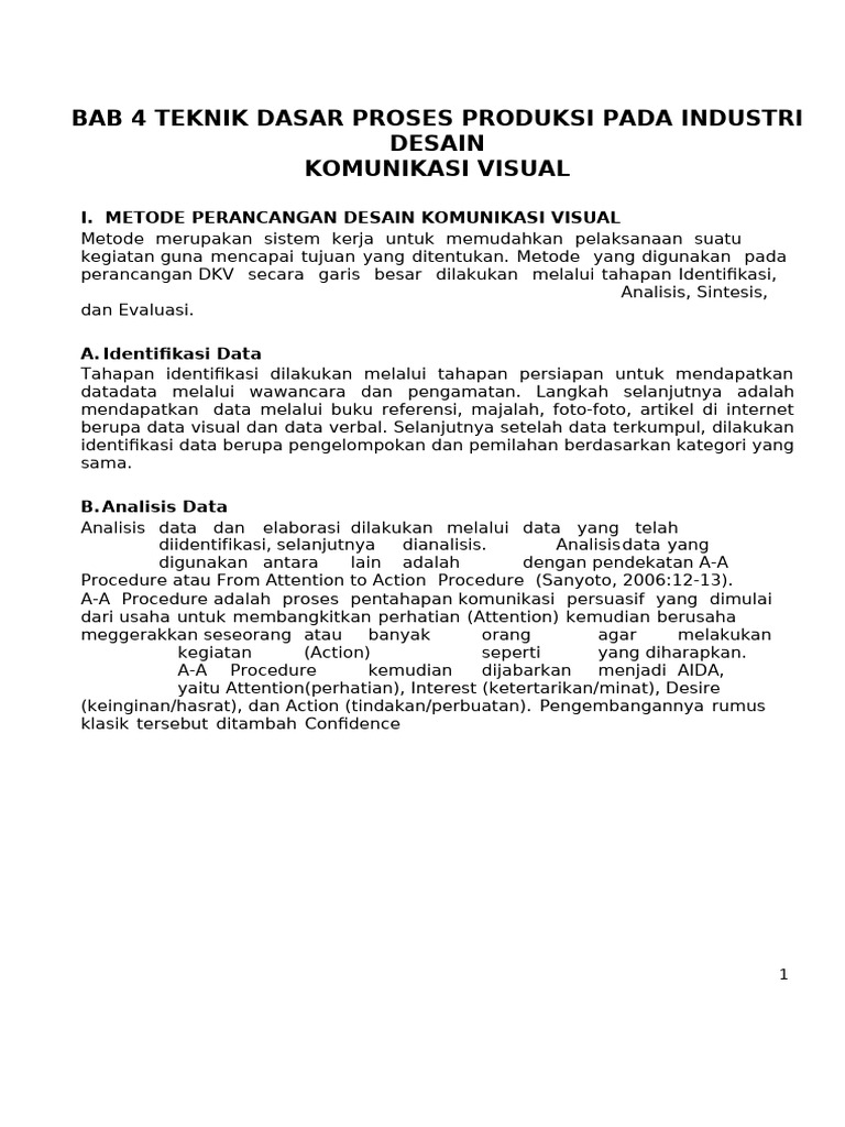 Dasar-Dasar Desain Komunikasi Visual (Modul 4)1 | PDF