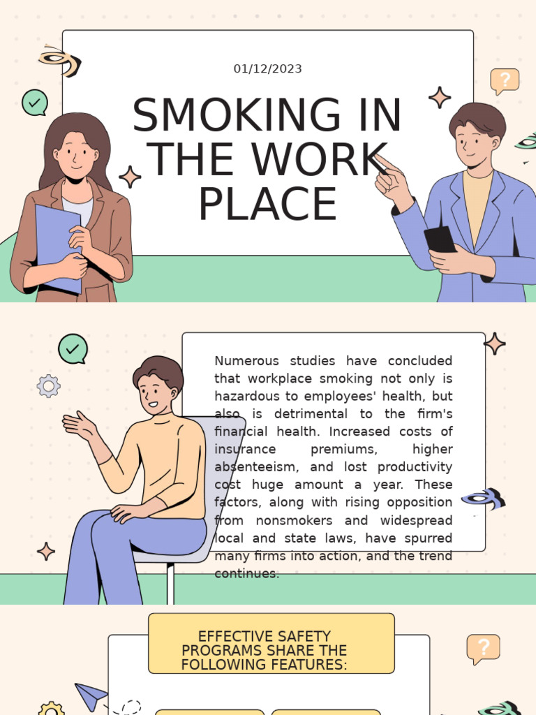 Impact of Smoking in the Workplace | PDF