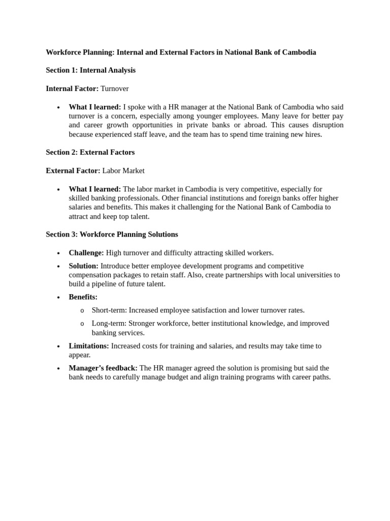 Workforce Planning | PDF