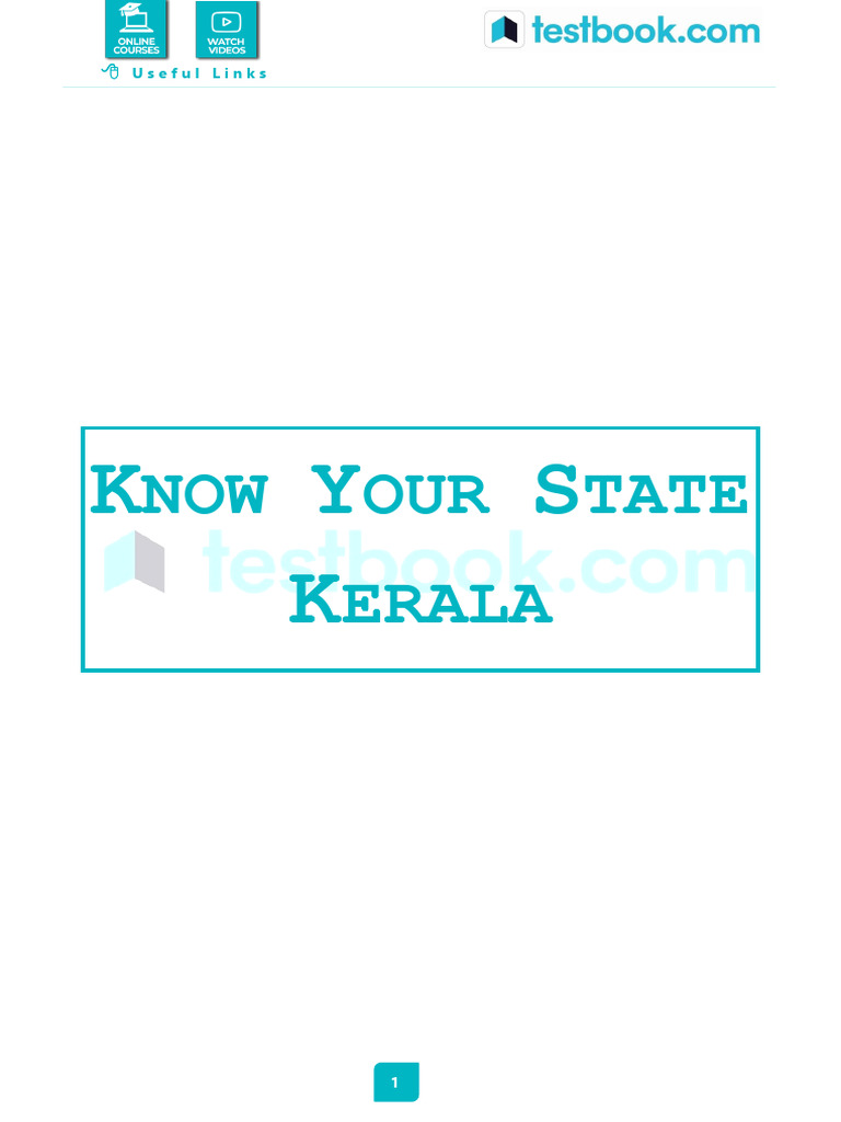 State Symbols of Kerala Overview | PDF | Kerala