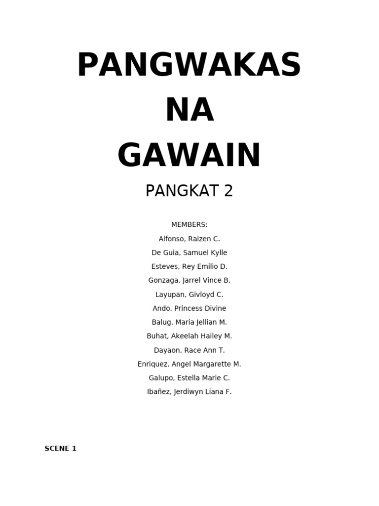 Fil Script Gr10 | PDF