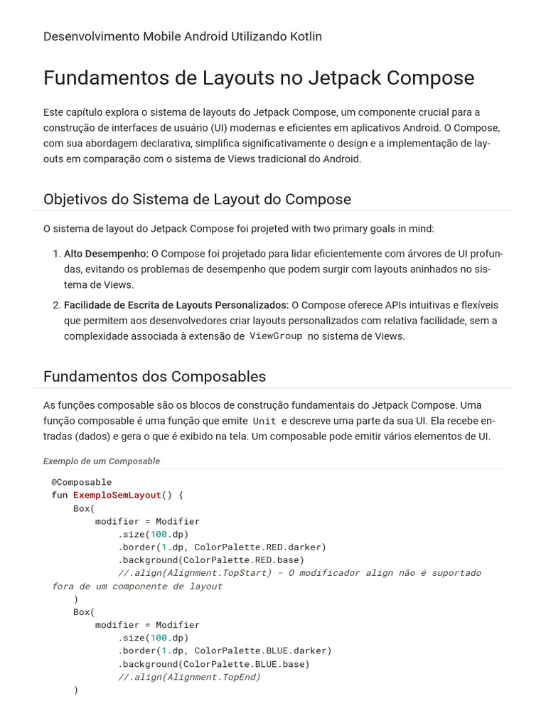 Fundamentos de Layouts No Jetpack Compose - Desenvolvimento Mobile ...