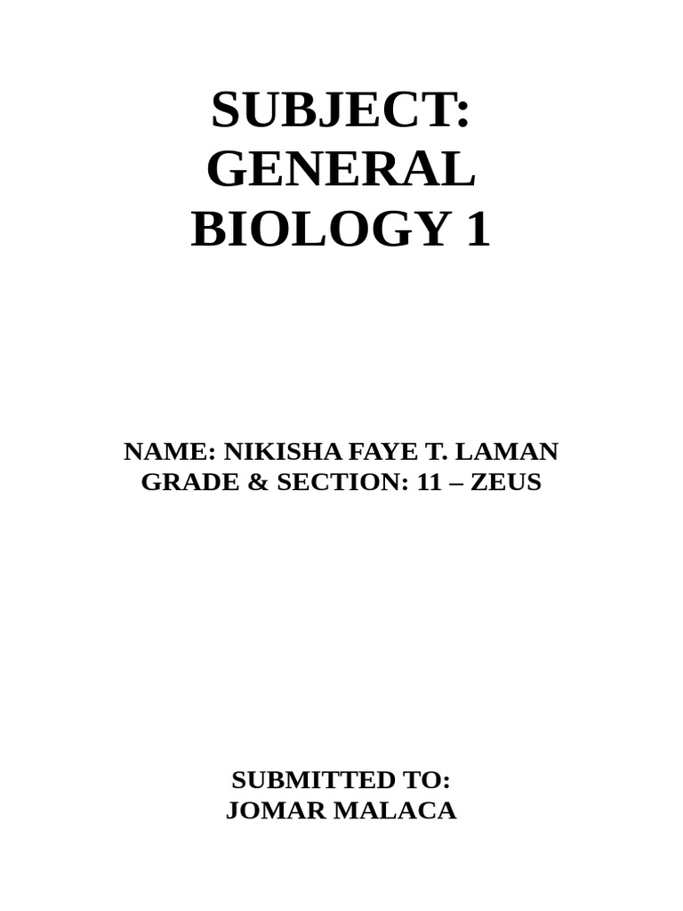 Gen Bio | PDF