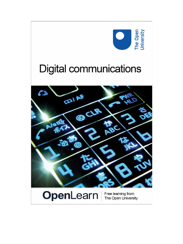 Digital Communications | PDF | Fiber Optic Communication | Dispersion (Optics)