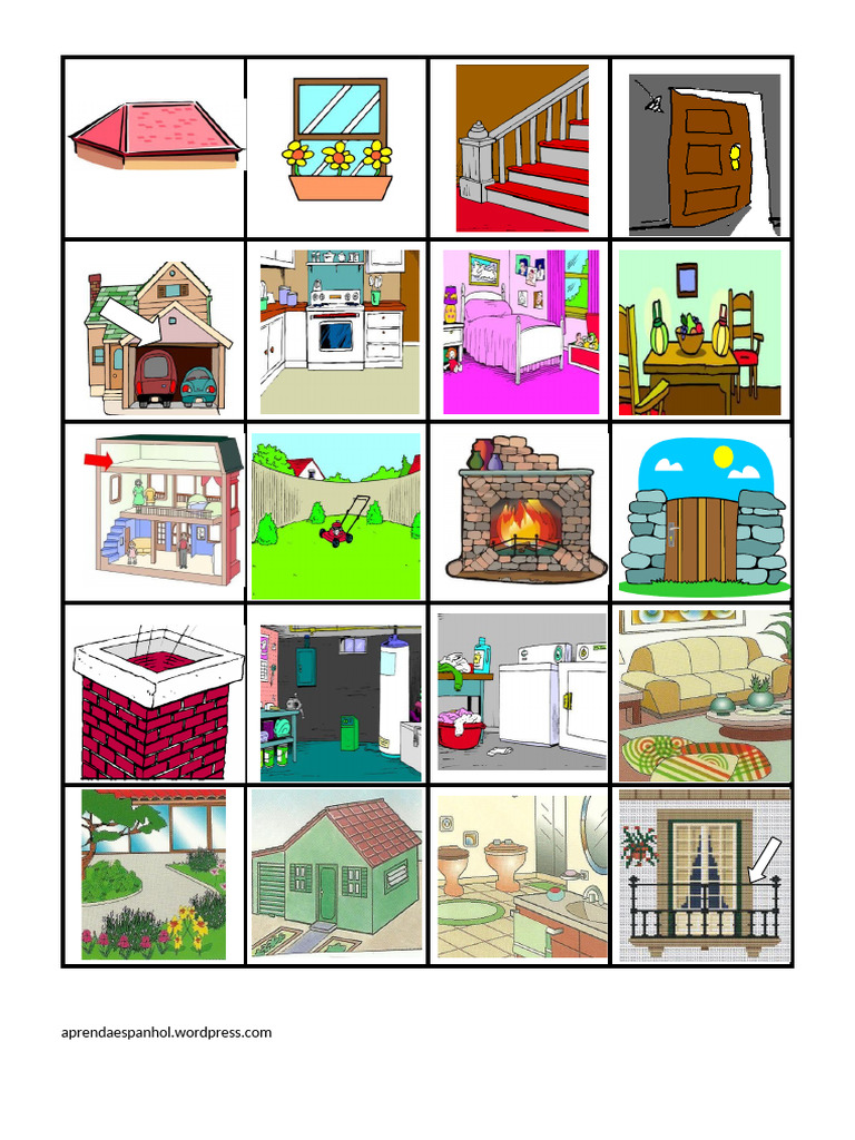 Partes de la Casa para Niños | PDF