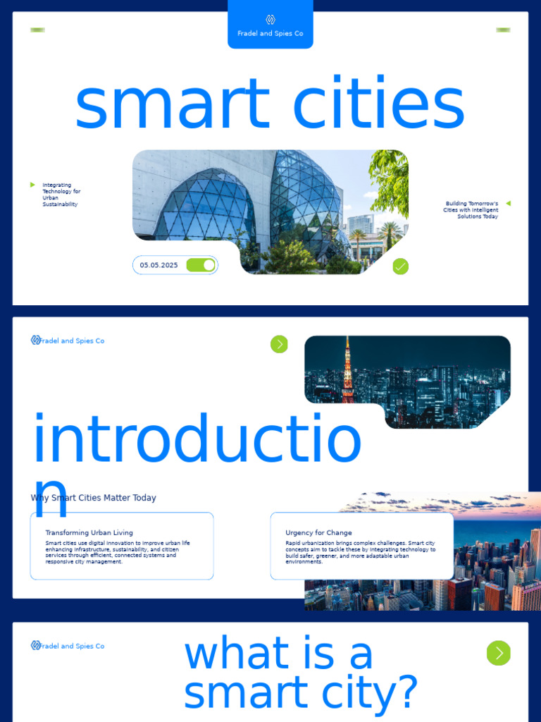 BG Modern Smart Cities Presentation | PDF | Infrastructure | Economies