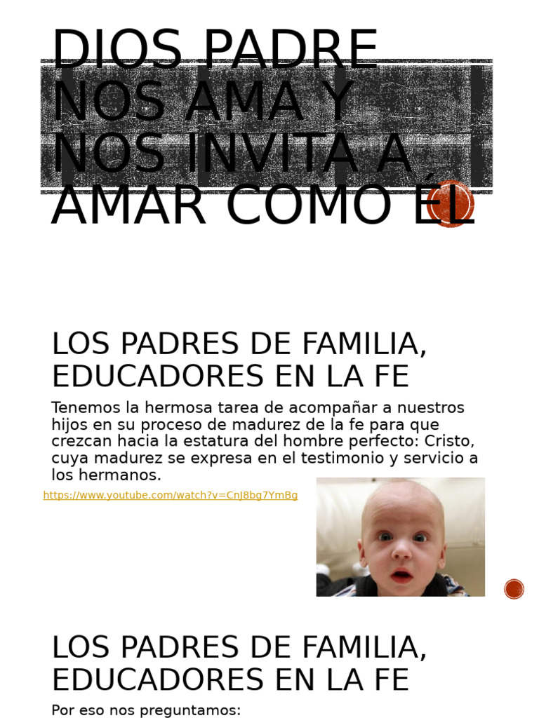 Encuentro Con Padres de Familia | PDF | Amor | Fe