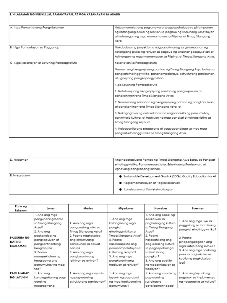 q1 AP Matatag 7 Week 3 | PDF