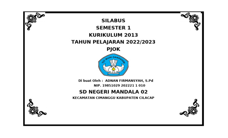 Cover Silabus | PDF