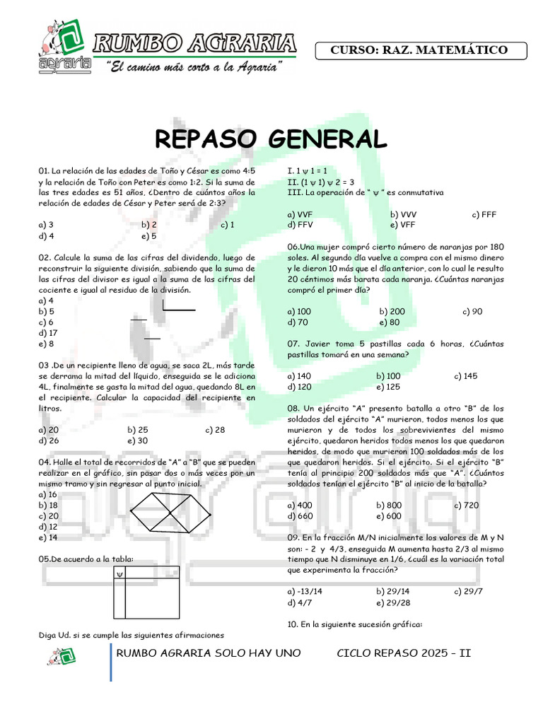 1. Repaso General Rm | PDF | División (Matemáticas)