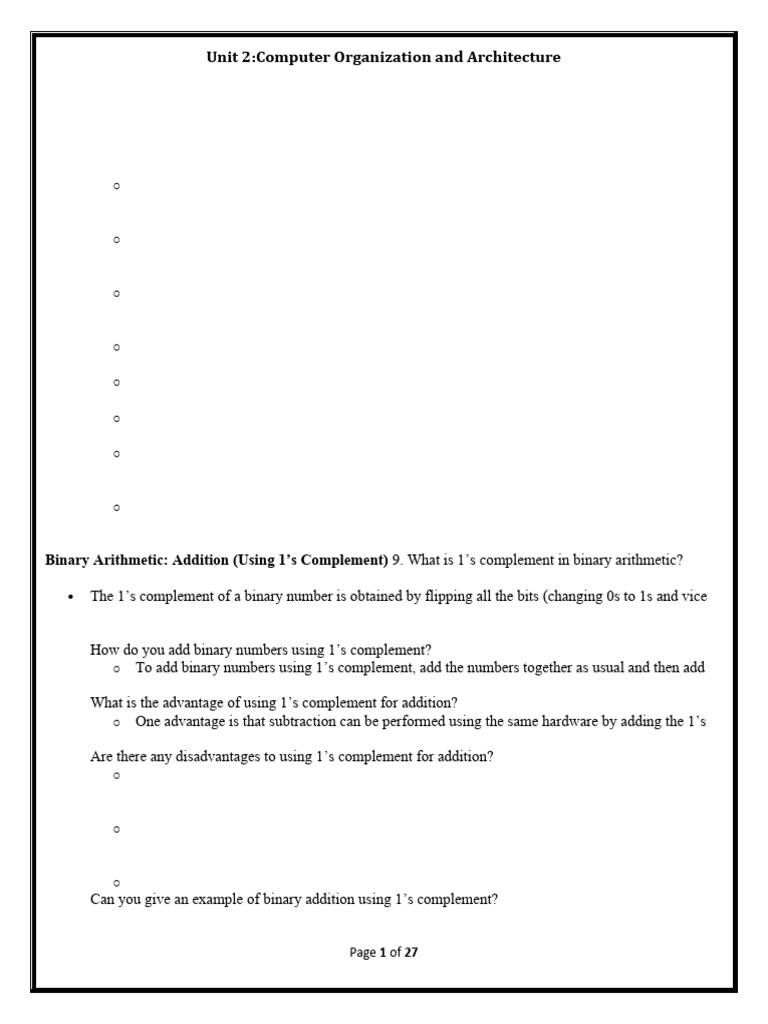 002 Computer Organization and Architecture | PDF | Central Processing Unit | Binary Coded Decimal