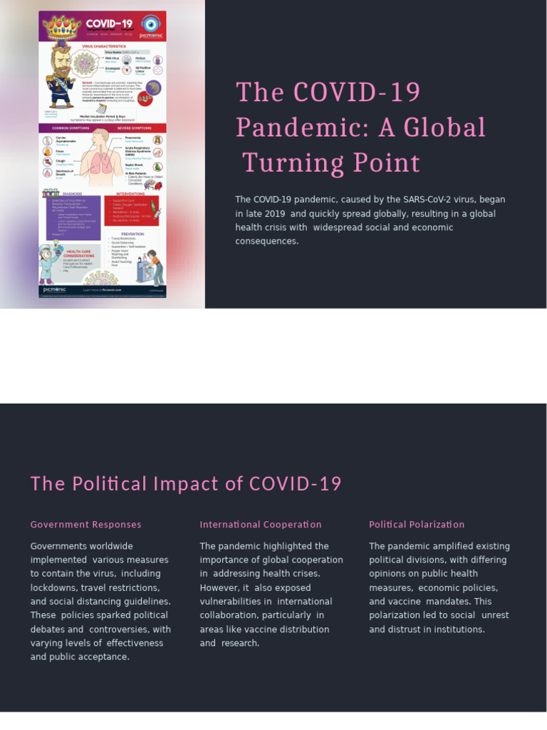 The COVID 19 Pandemic A Global Turning Point | PDF | Pandemic | Public ...