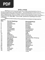 9th Grade Spelling Words LIst | PDF