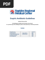 Antibiotic Chart Infectious Disease Bug Drug Table PDF | PDF ...