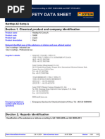 Hardtop XP Comp B Safety Data Sheet | PDF | Chemical Reactions | First Aid