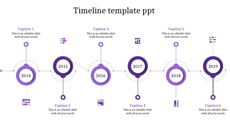 43844-Timeline Template Ppt-Timeline Template Ppt-Purple | PDF