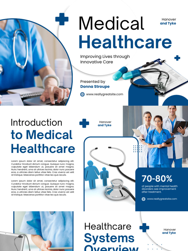 Blue and White Modern Medical Healthcare Presentation | PDF