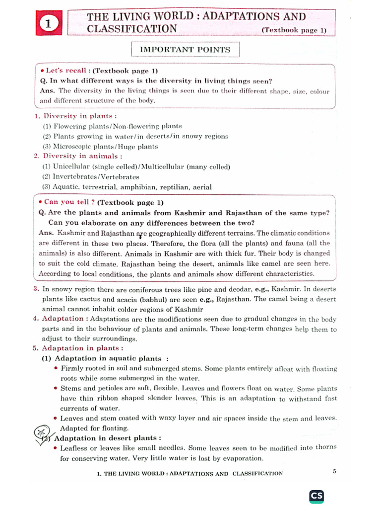 1.the Living World | PDF