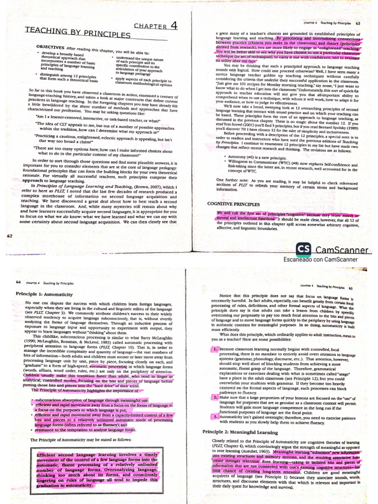 1- Teaching by Principles (1) | PDF