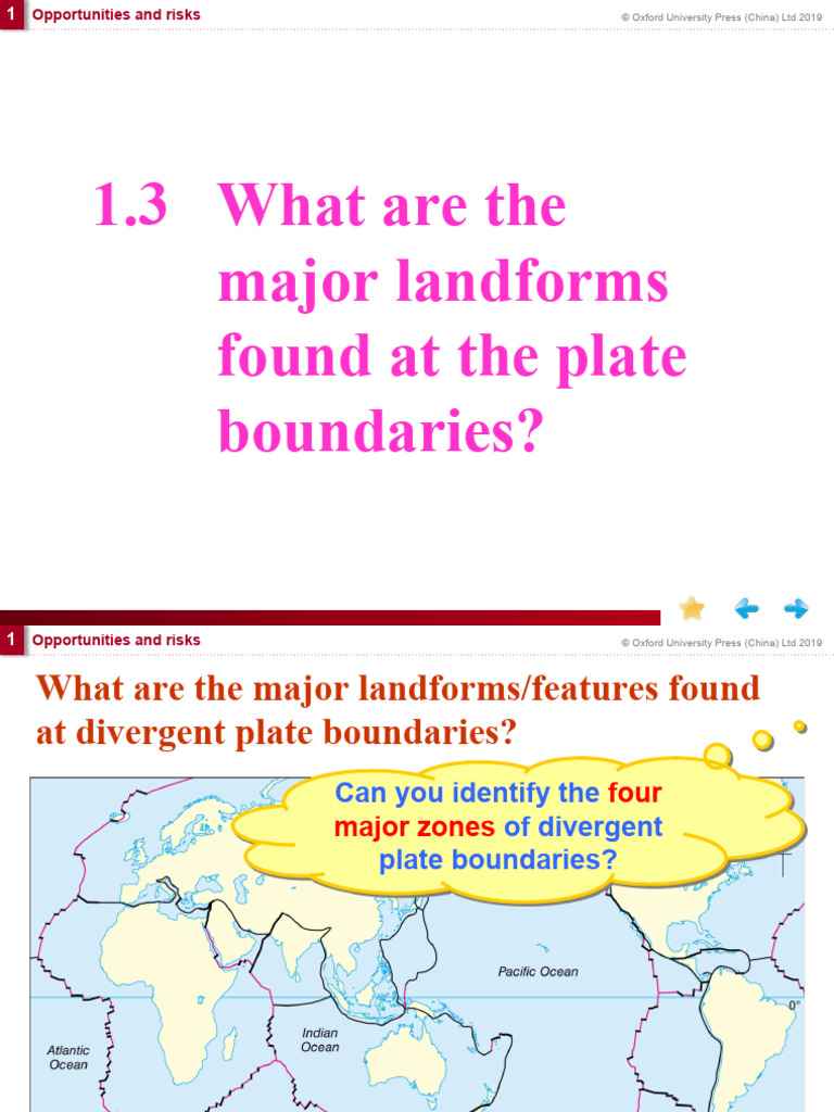 13_Major Landforms on Plate Boundaries | PDF | Plate Tectonics | Volcano