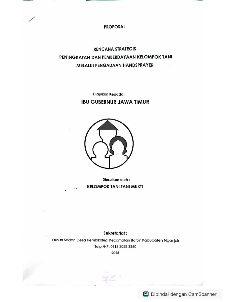 Proposal Hand Sprayer Kemlokolegi | PDF