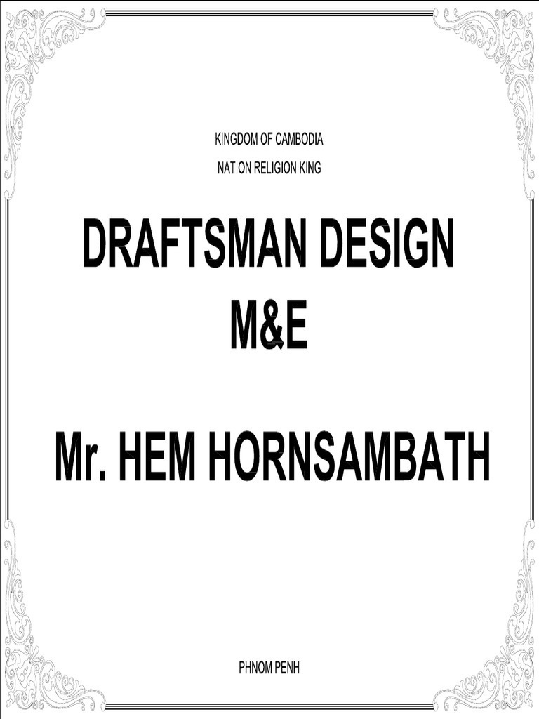 Hem Hornsambath Drafsman Design M&e | PDF