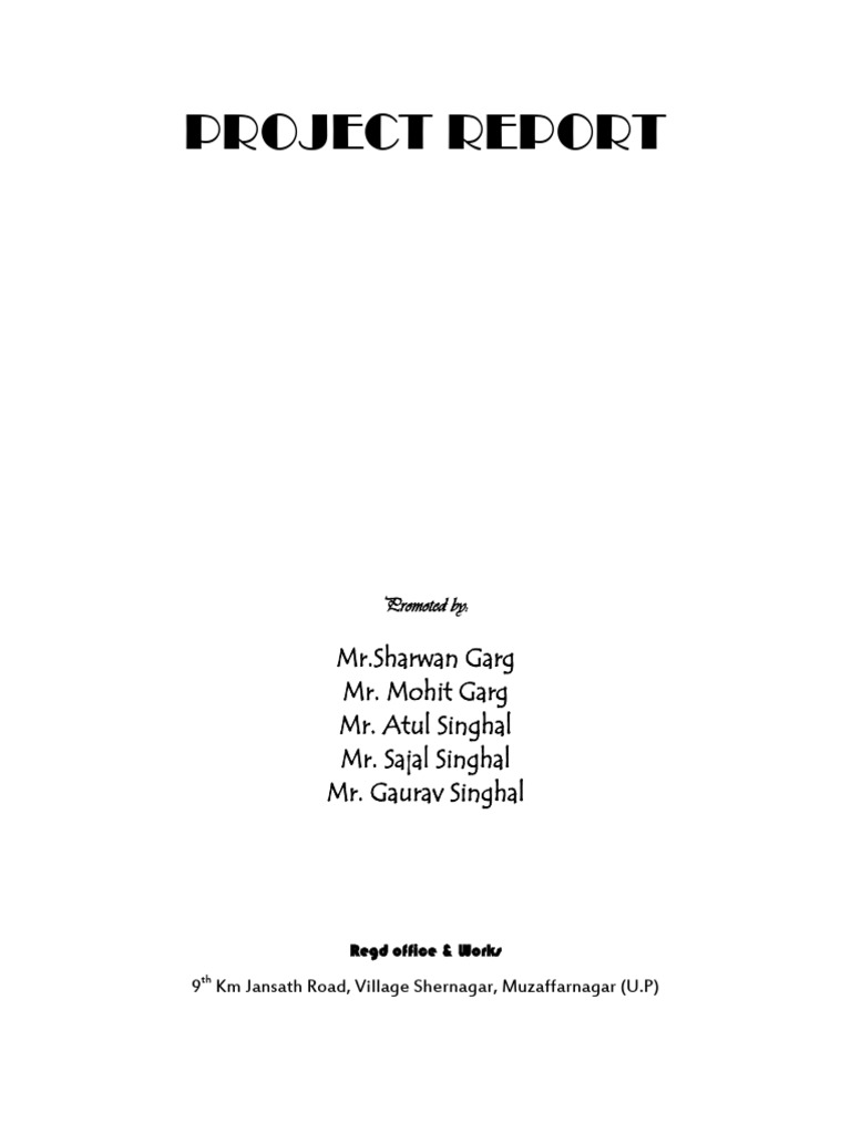 Saral Chemtech LLP: Pharma Project Report | PDF | Acid | Sodium Carbonate