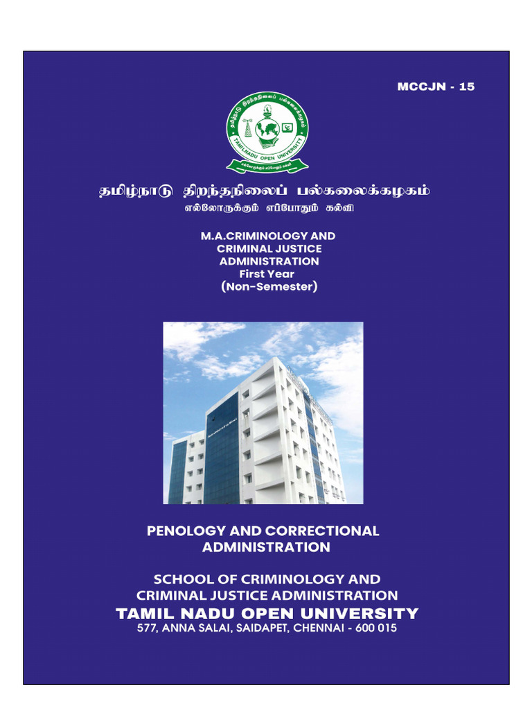 Penology and Correctional Administration | PDF | Punishments ...