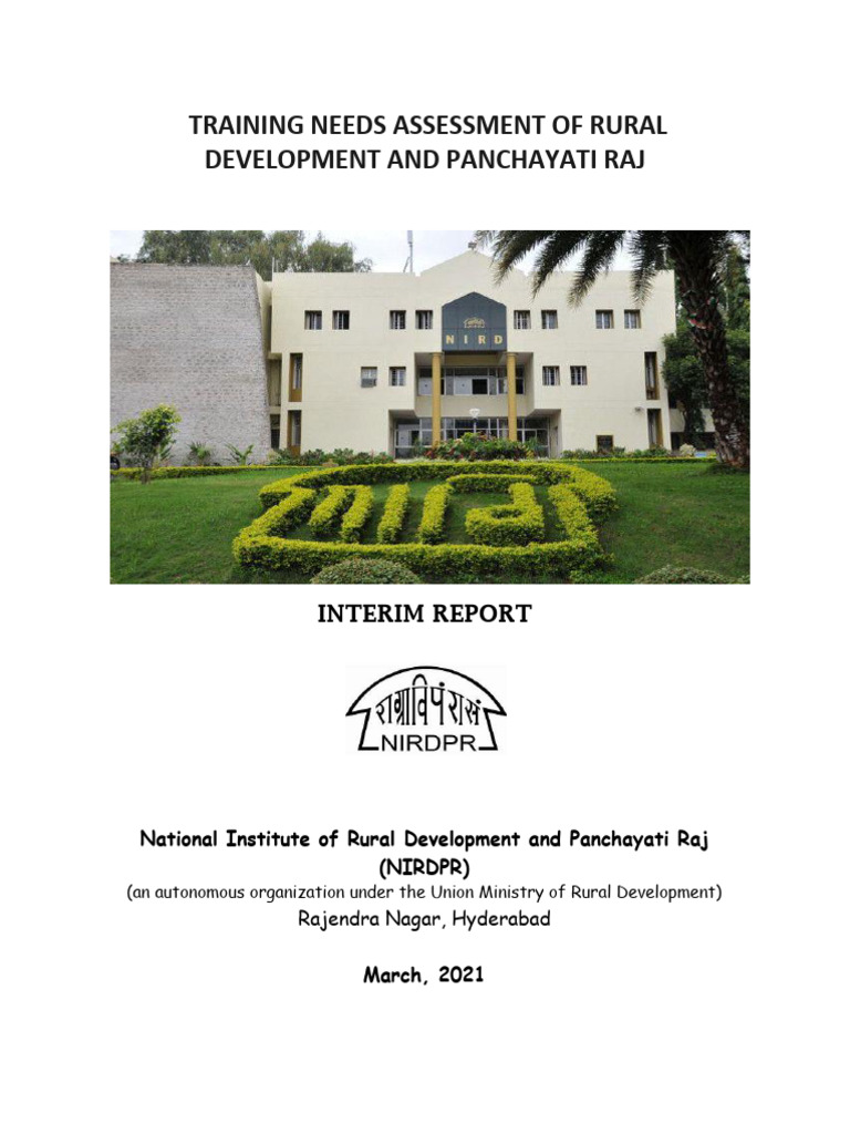 TNA Report-29-06-2021 | PDF | Capacity Building | Policy