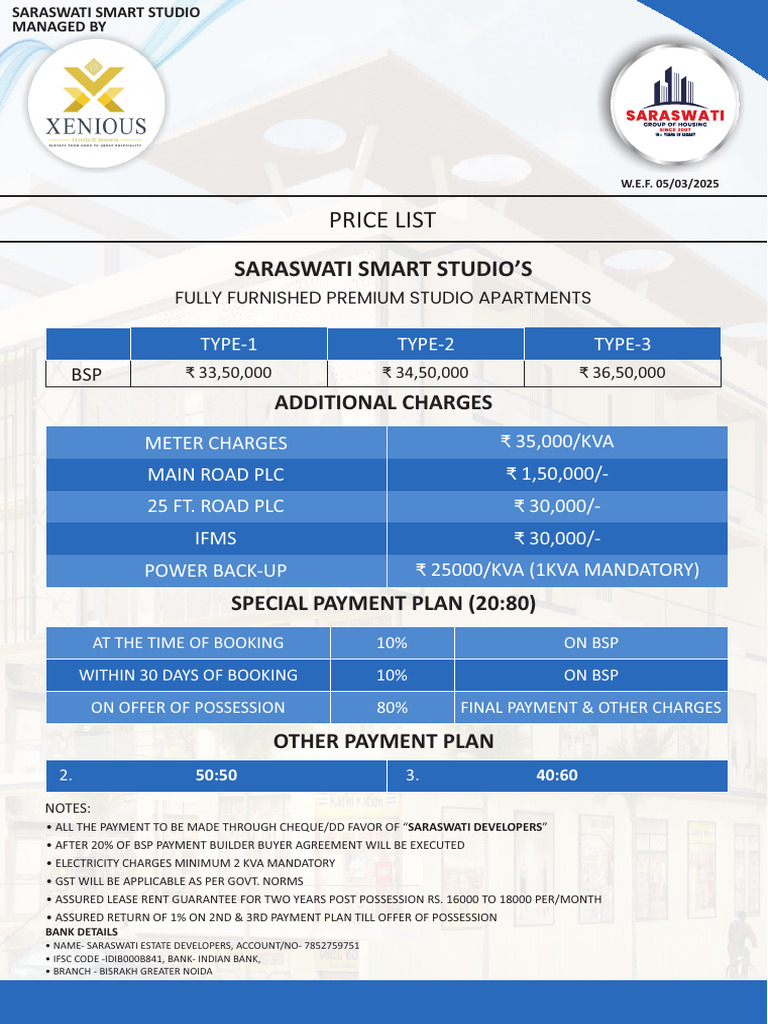 Revised Price List - Smart Studios - 04032025) | PDF
