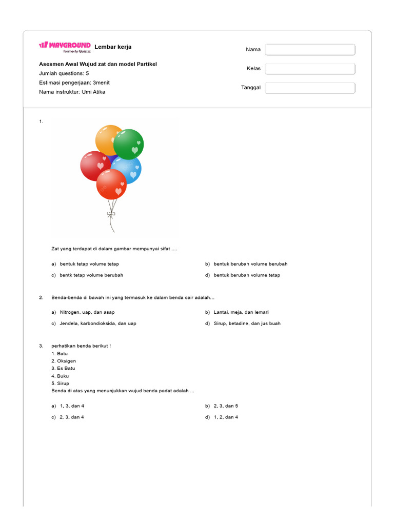 Worksheet - Wayground | PDF