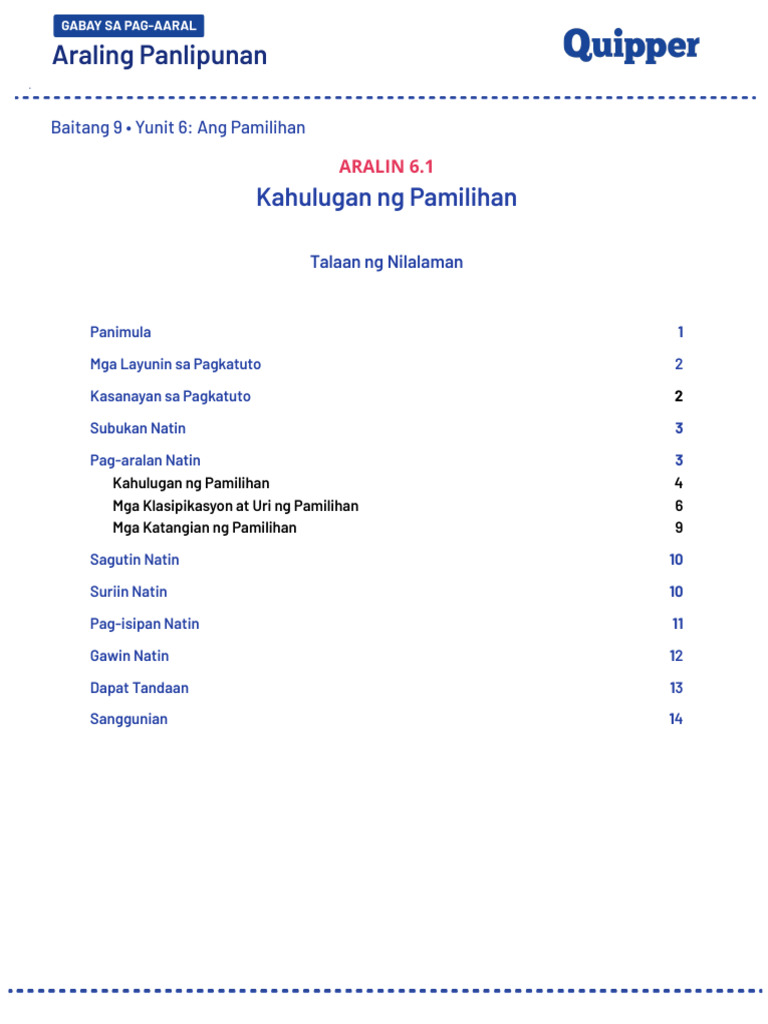 ME AP 9 Q2 0601 Kahulugan NG Pamilihan SG | PDF