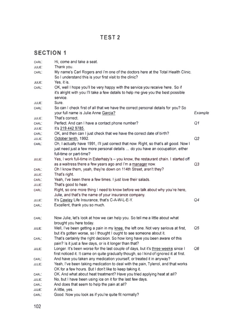 WS4 - Audio Scripts | PDF