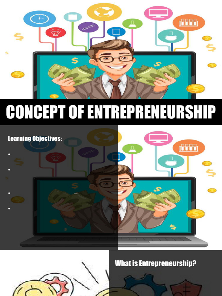 Lesson 1 - Concepts of Entrepreneurship | PDF | Entrepreneurship ...