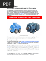 DC Generator Formulas and Equations | PDF | Electric Generator | Electrical Equipment