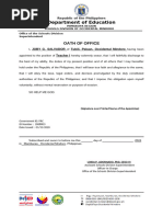 Duty Detail Order: Republic of The Philippines (Department/Agency Name ...