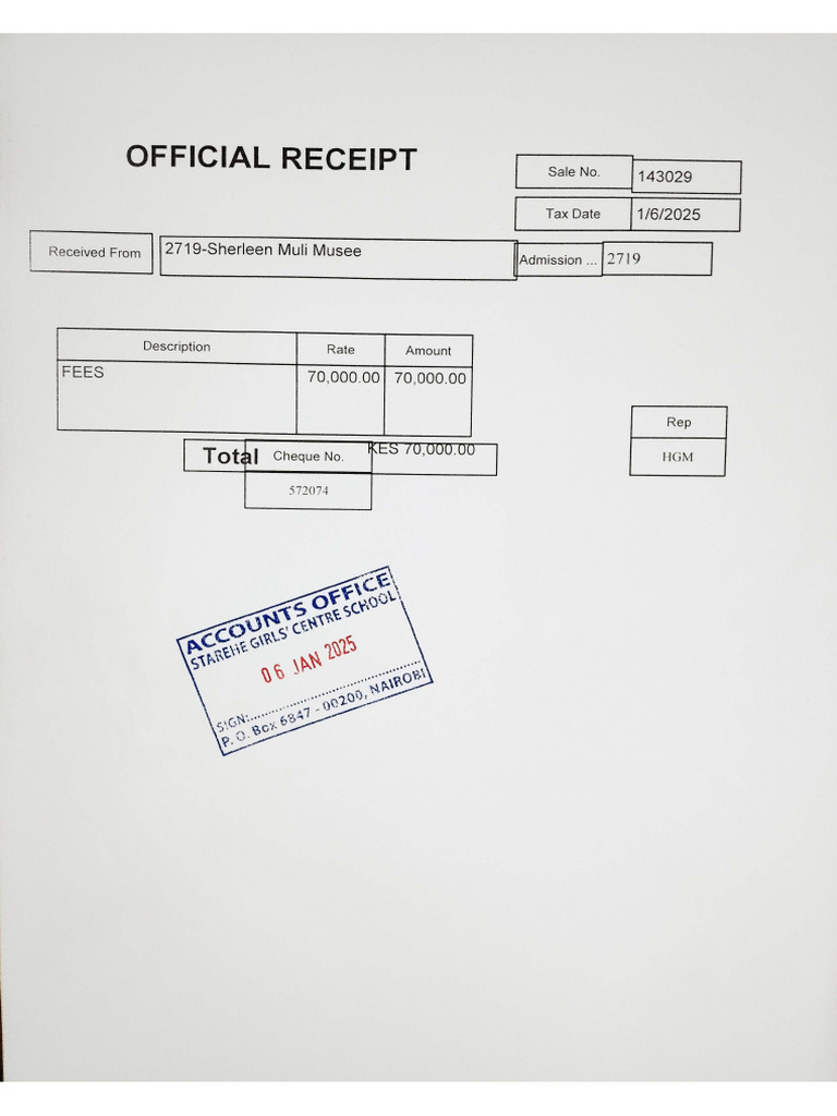 Shirleen's Fee Pay | PDF
