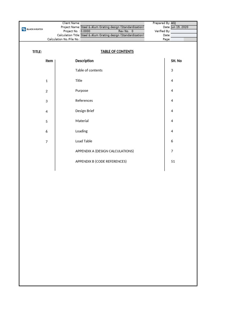 Steel Grating Design Calculations | PDF | Strength Of Materials | Young ...