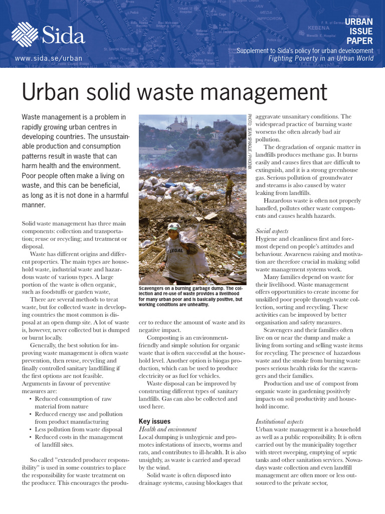 Urban Solid Waste Management Challenges | PDF | Waste Management | Waste
