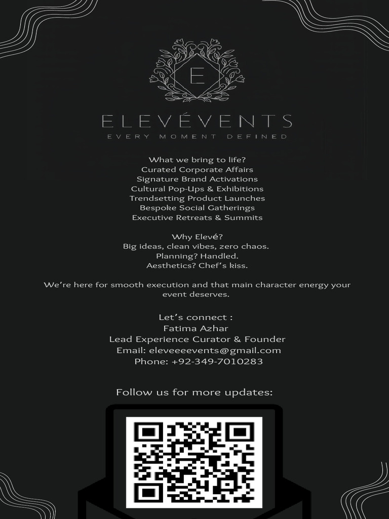 Eleve Event Standee | PDF