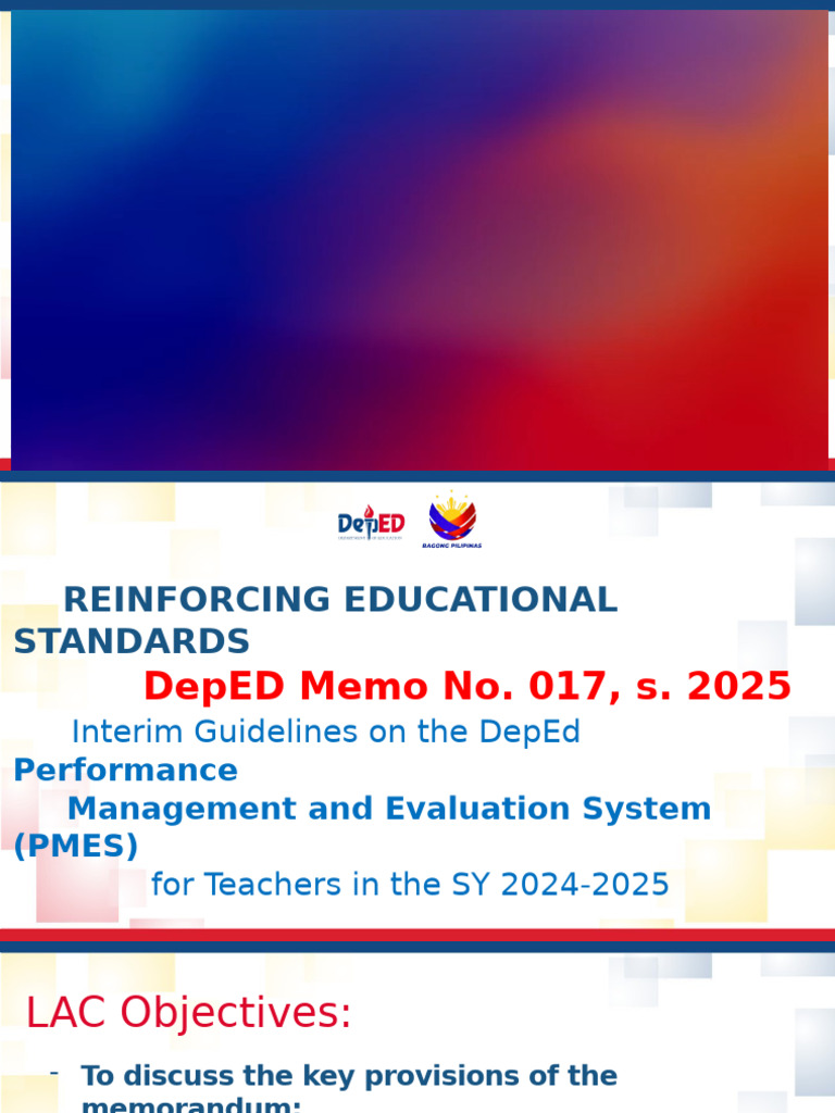 DepEd Memo No. 17, s. 2025 Guidelines | PDF
