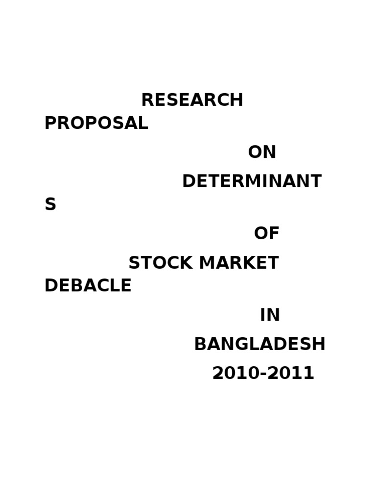 Stock Market Debacle in Bangladesh | PDF | Banks | Stocks