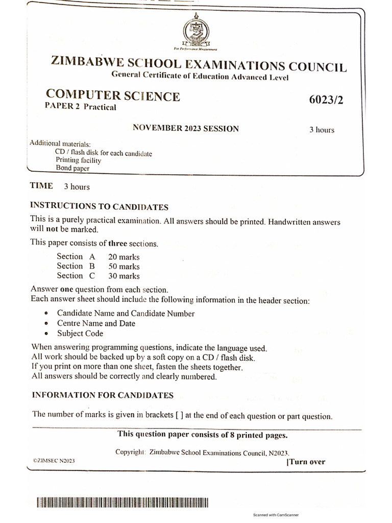 2023 P2 Alevel | PDF