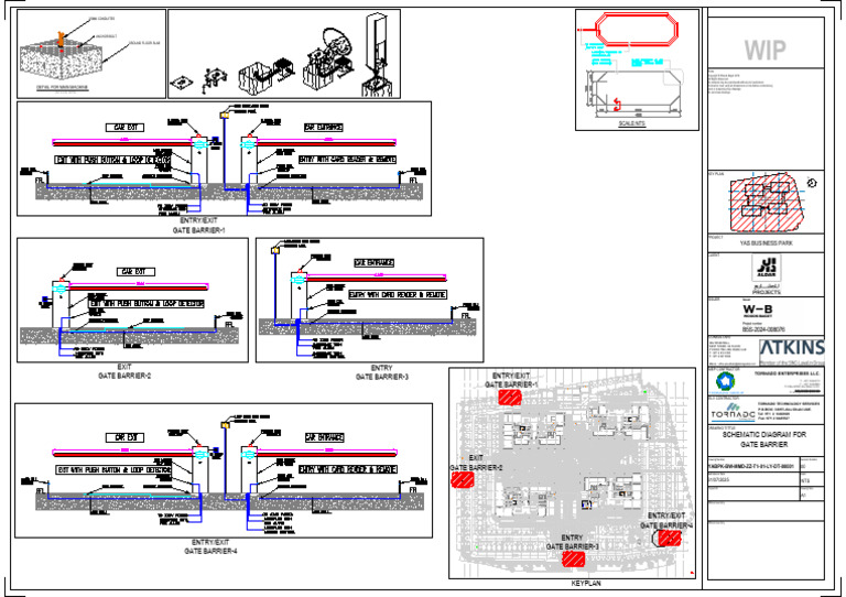 Schematic Diagram for Gate Barrier System | PDF