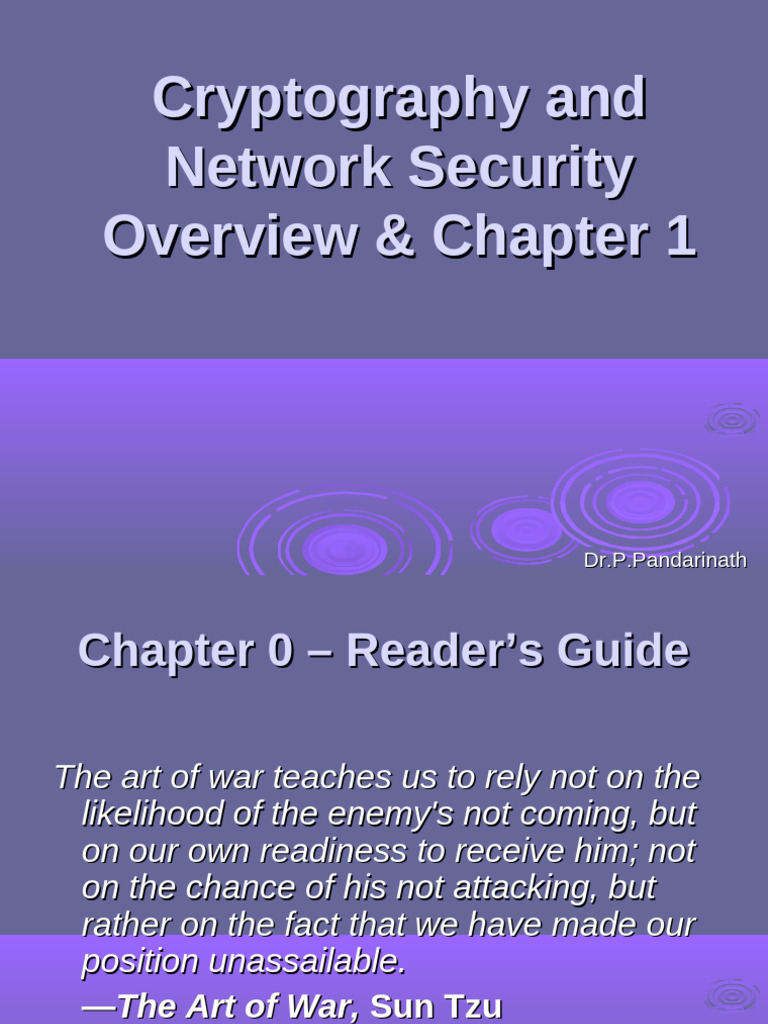 Cryptography and Network Security Overview | PDF | Cryptography ...