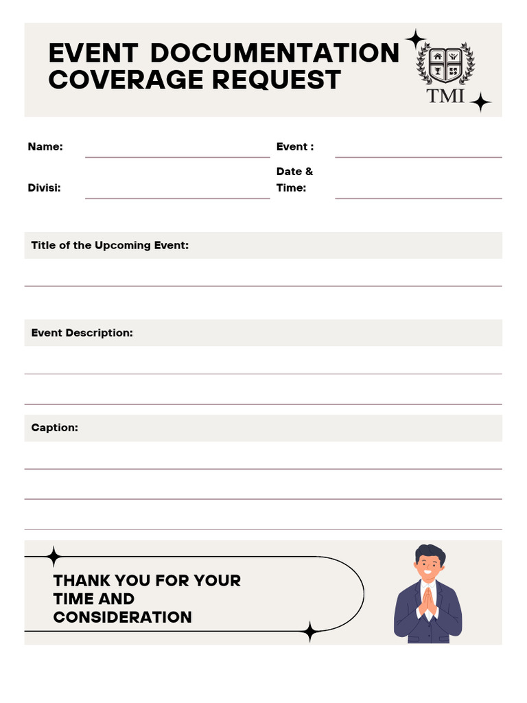 Event Coverage Request Form | PDF