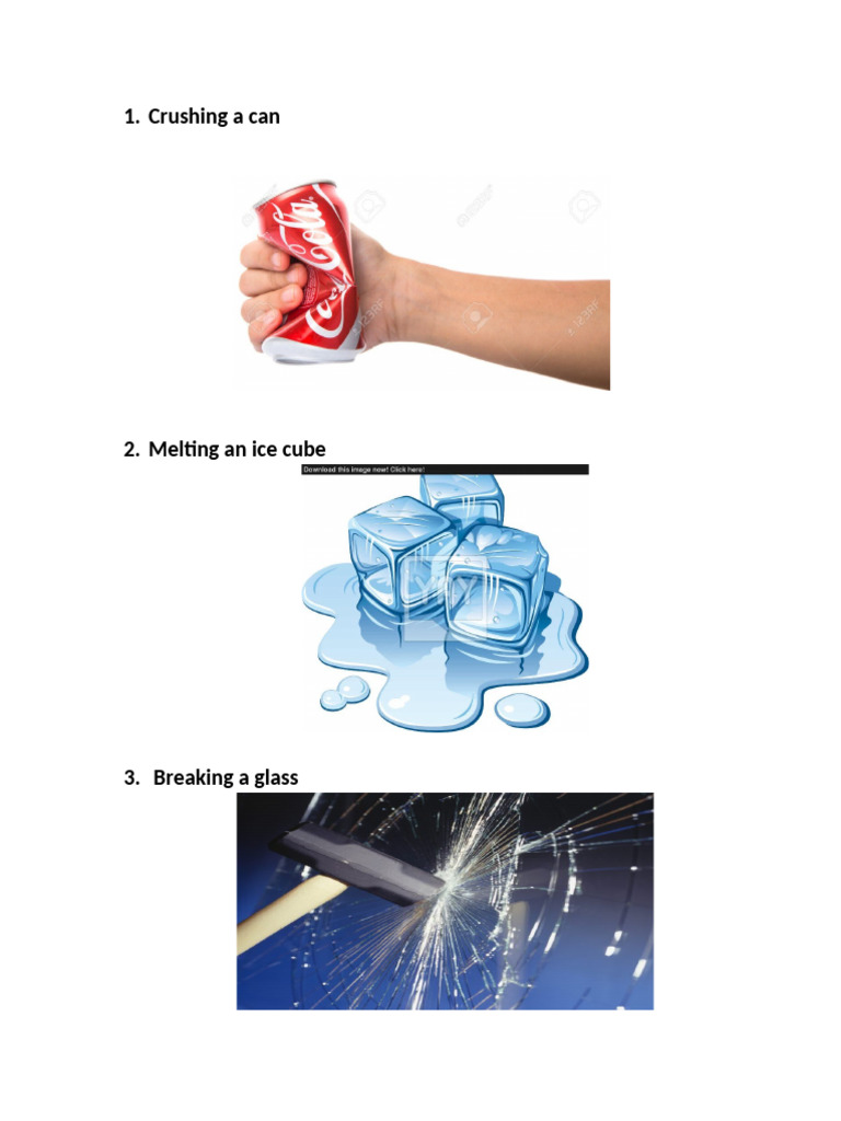 5 Examples of Physical Change | PDF