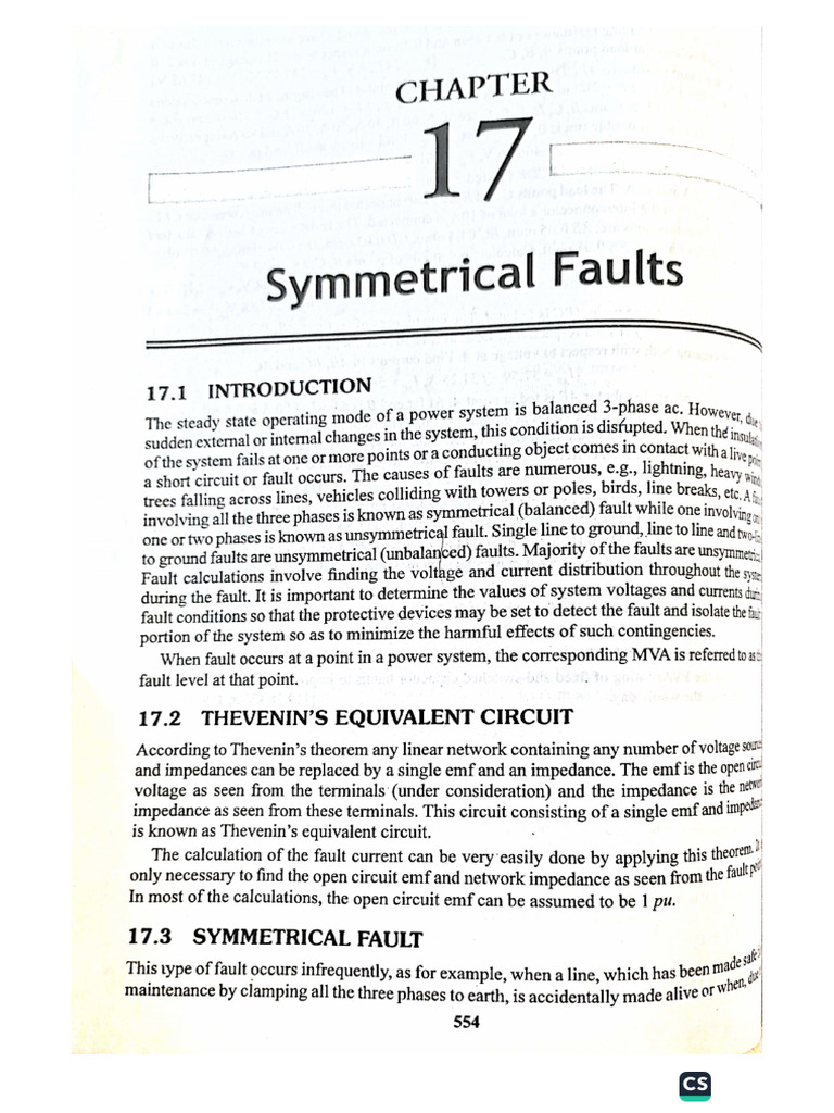 Symmetrical Faults | PDF